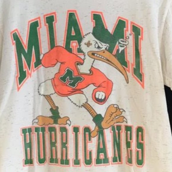 Gildan | Shirts | Vintage Ncaa Miami Hurricanes Shirt University Of ...
